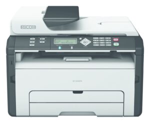 ricoh aficio sp 204sn monochrome multifunction laser printer with color photo scanner and copier (windows only)