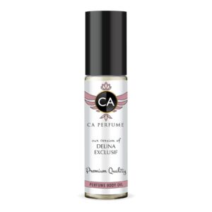 ca perfume impression of delina exclusif for women replica fragrance body oil dupes alcohol-free essential aromatherapy sample travel size concentrated long lasting attar roll-on 0.3 fl oz/10ml