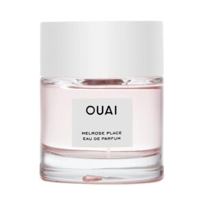 ouai melrose place eau de parfum - elegant womens perfume for everyday wear - fresh floral scent has notes of champagne, bergamot and rose with delicate hints of cedarwood and lychee (1.7 oz)