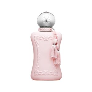 parfums de marly - delina - 1 fl oz - parfum for women - top notes rhubarb, lychee, bergamot essence - heart notes turkish rose, peony, vanilla -base notes cashmeran, musk, vetiver - 30ml