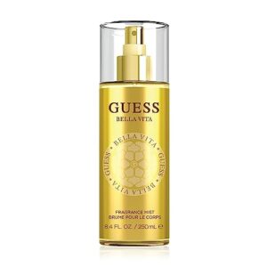 guess bella vita fragrance body mist spray for women, fruity, 8.4 fl oz