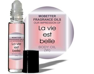 mobetter fragrance oils' impression of le vie est belle women perfume body oil