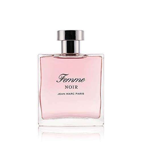 Jean Marc Paris Femme Noir Eau de Parfum Spray 100ml, Women's Floriental Perfume, 3.4 fl. oz, notes of Strawberries, Sweet Pink Rose, and Vanilla