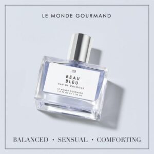 Le Monde Gourmand Beau Bleu Eau de Cologne - 1 fl oz (30 ml) - Woody, Citrus, Musk, Spicy Fragrance Notes