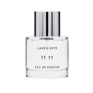 lake & skye 11 11 eau de parfum spray, long lasting fragrance, 1.7 fl oz (50 ml) - sheer & uplifting scent