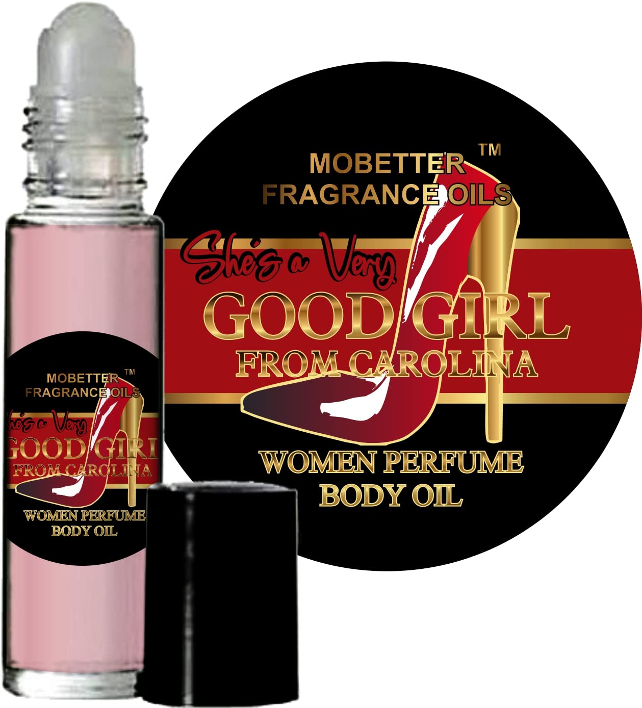 MOBETTER FRAGRANCE OILS She's a Very Good Girl from Carolina Women Perfume Body Oil (.33 Fluid oz, She's a Very Good Girl from Carolina)