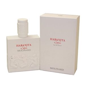 molinard habanita l'esprit eau de parfum spray for women, 2.5 ounce