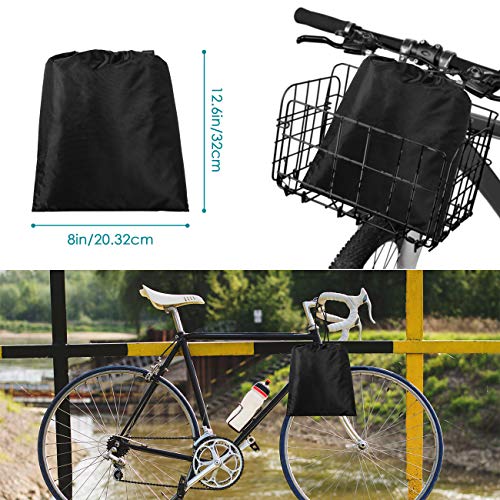 Favoto Bike Cover Waterproof Outdoor - Bicycle Cover Thicken Oxford 29 Inch Windproof Snow Rustproof with Lock Hole Storage Bag for Mountain Road Bike City Bike Beach Cruiser Bike, Black