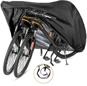 szblnsm bike cover for 1, 2 or 3 bikes outdoor waterproof bicycle covers 420d heavy duty ripstop material offers constant protection for all types of bicycles all through the 4 seasons