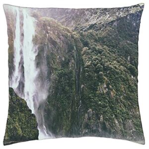 lesgaulest throw pillow cover (24x24 inch) - nature landscape mountain travel adventure trek 11