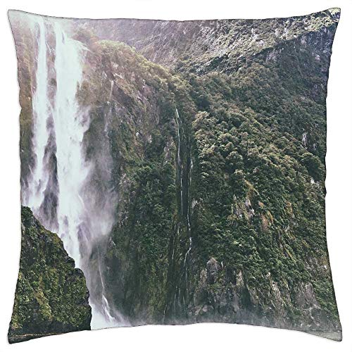 LESGAULEST Throw Pillow Cover (24x24 inch) - Nature Landscape Mountain Travel Adventure Trek 11