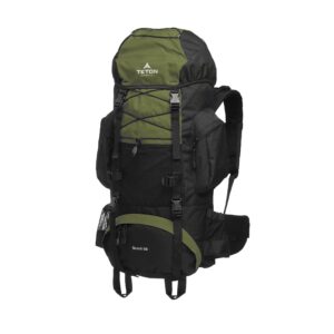 TETON 55L Scout Internal Frame Backpack for Hiking, Camping, Backpacking, Rain Cover Included