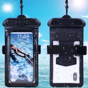 puccy case cover, compatible with casio pro trek smart wsd-f30 black waterproof pouch dry bag (not screen protector film) new version