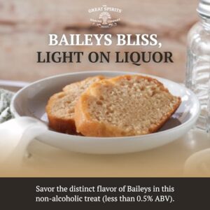 Great Spirits Baking Baileys Irish Cream Loaf Cake, 10 oz, Authentic Whiskey-Infused Dessert, Perfect for Whiskey Lovers, Ready-to-Serve, Certified Kosher Dairy