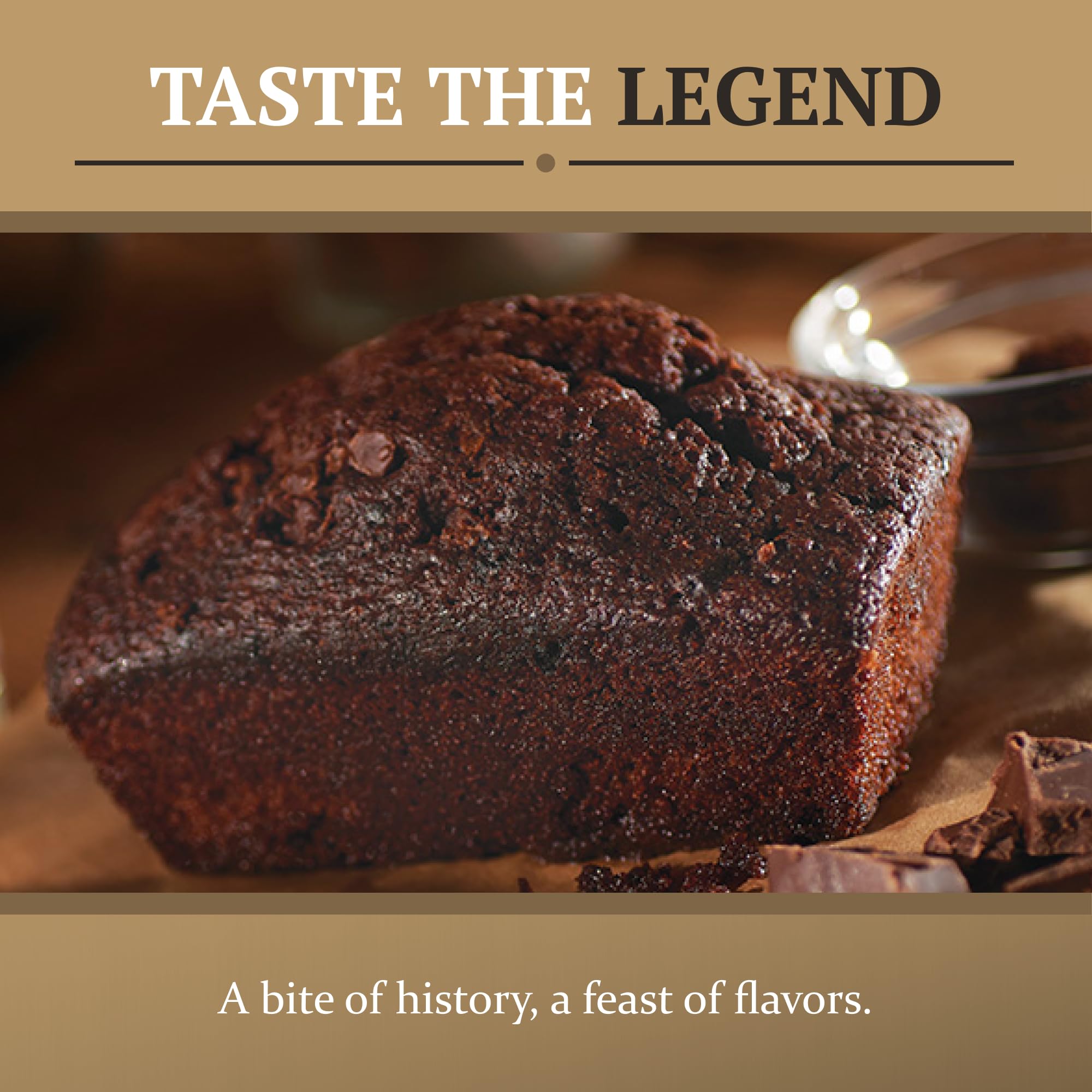 Great Spirits Baking Jack Daniel's Tennessee Chocolate Cake, 10 oz, Authentic Whiskey-Infused Dessert, Perfect for Whiskey Lovers, Ready-to-Serve, Certified Kosher Dairy