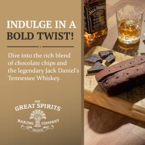 Great Spirits Baking Jack Daniel's Tennessee Chocolate Cake, 10 oz, Authentic Whiskey-Infused Dessert, Perfect for Whiskey Lovers, Ready-to-Serve, Certified Kosher Dairy