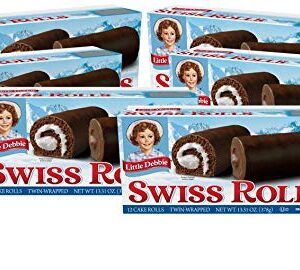 Little Debbie Swiss Rolls, 36 Chocolate Cake Rolls Layered With Creme (6 Boxes)