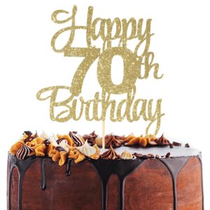 happy 70th birthday cake topper - 70th anniversary cake topper,happy 70th birthday cake topper,70 cake topper gold,70th birthday cake topper,70th anniversary cake topper gold party decorations