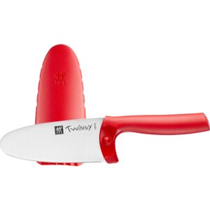 zwilling twinny kids chef’s knife - red