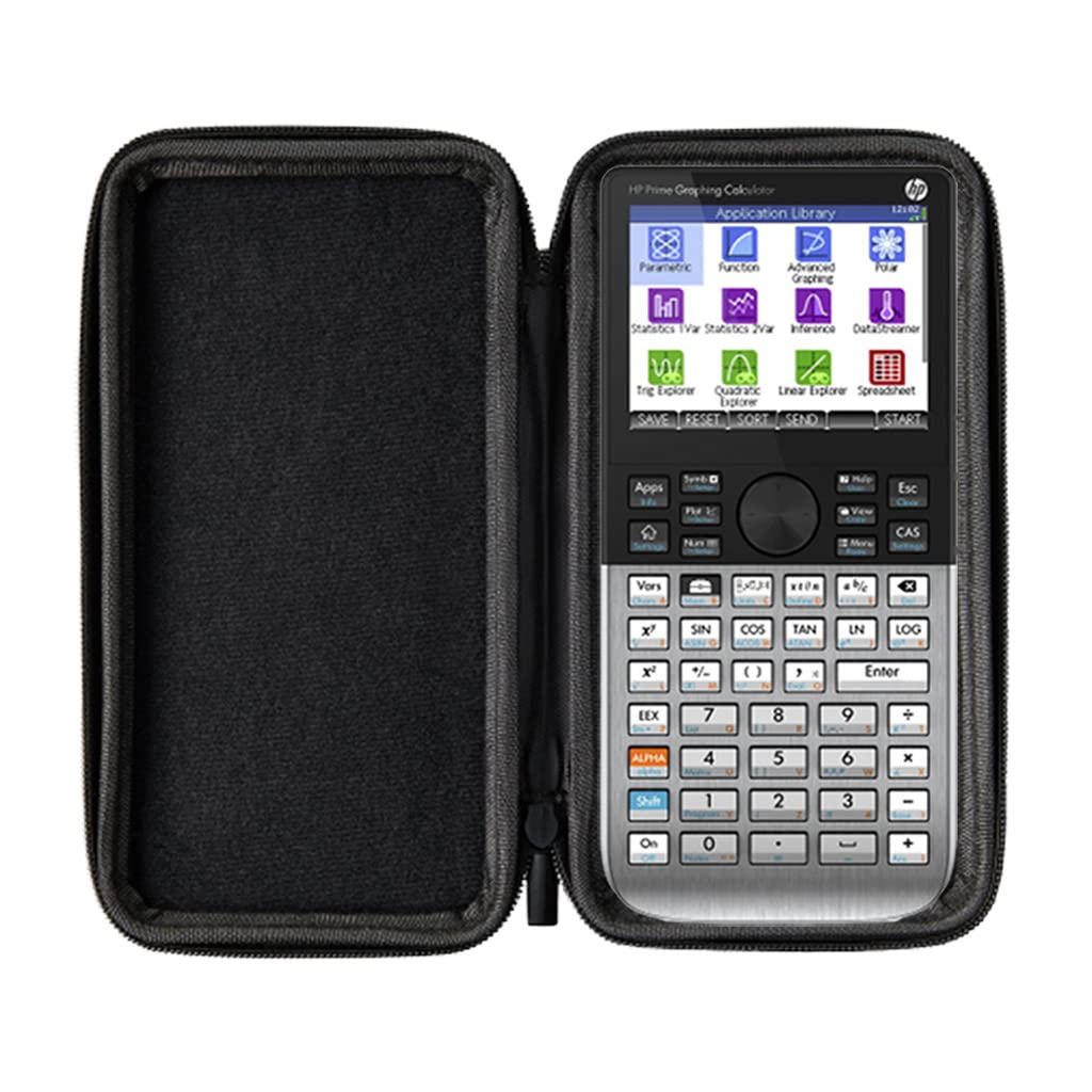 WYNGS Protective Case for TI Nspire CX/TI Nspire CX CAS/TI Nspire CX II/TI Nspire CX II CAS/HP Prime Graphing Calculator in black