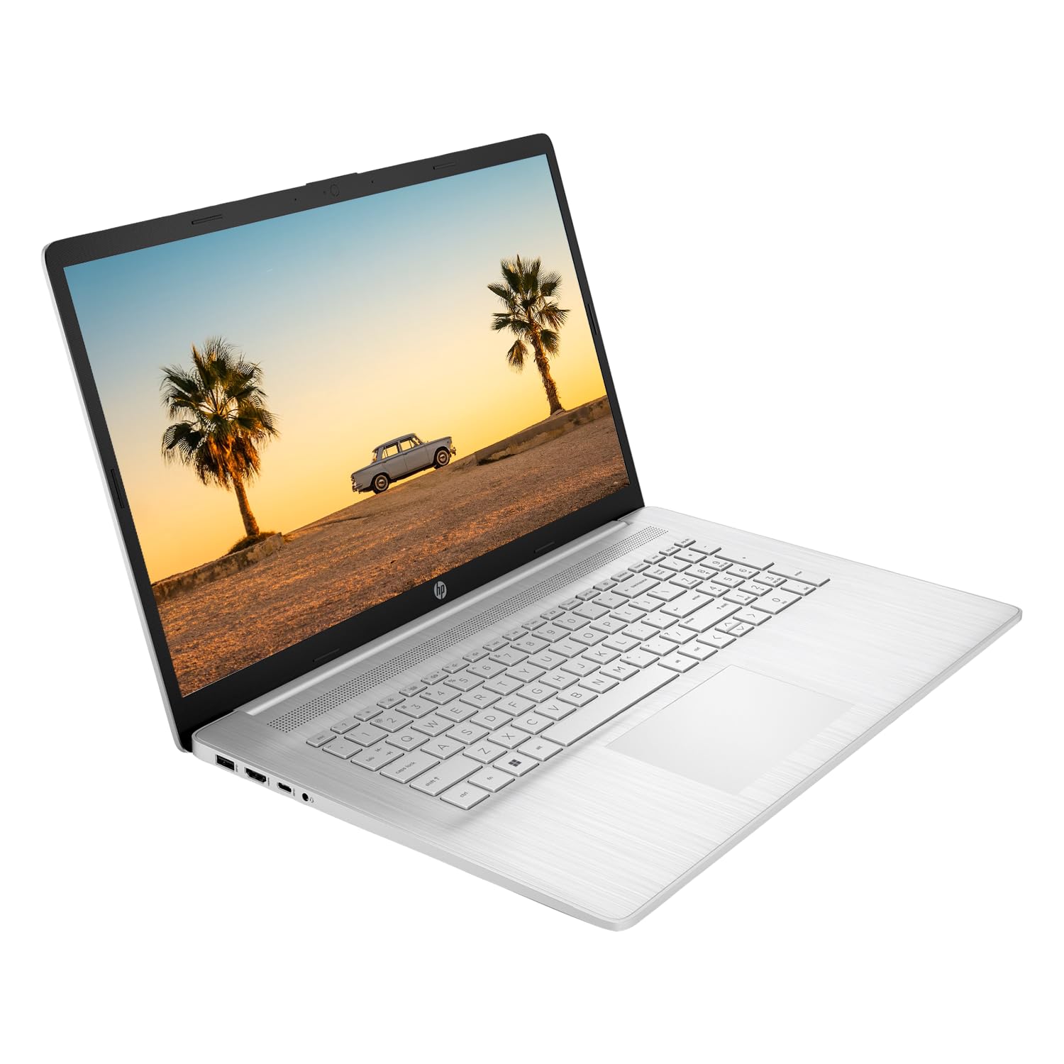 HP 2023 Newest 17 Laptop, 17.3" HD+ Touchscreen Display, AMD Ryzen 5 7530U Processor (Beats i7-1165G7), 32GB RAM, 2TB SSD, Wi-Fi 6, HDMI, Backlit KB, Webcam, Windows 11 Home, Silver, KKE Accessories