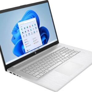 HP Newest 17.3" FHD Laptop, AMD Ryzen 5 5500U, 6-Core up to 4.0GHz, 32GB RAM, 2TB NVMe SSD, USB-C, Numeric Keypad, Fingerprint, HDMI, WiFi, Win 10S, ARIMOOZ Webcam