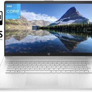 HP 2022 Newest 17.3" FHD IPS Laptop Computer, 11th Gen Intel Dual Core i3-1115G4 (Upto 4.1GHz, Beats i5-1030G7), 8GB RAM, 256GB PCIe SSD,UHD Graphics, Bluetooth, HDMI,Webcam, Windows 11+MarxsolCables