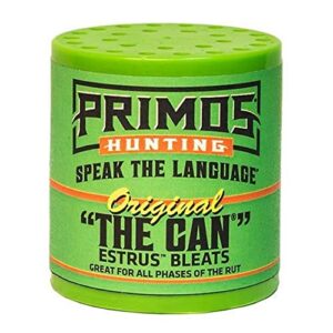 primos hunting unisex adult the original can deer estrus bleat call from primos, green, one size us