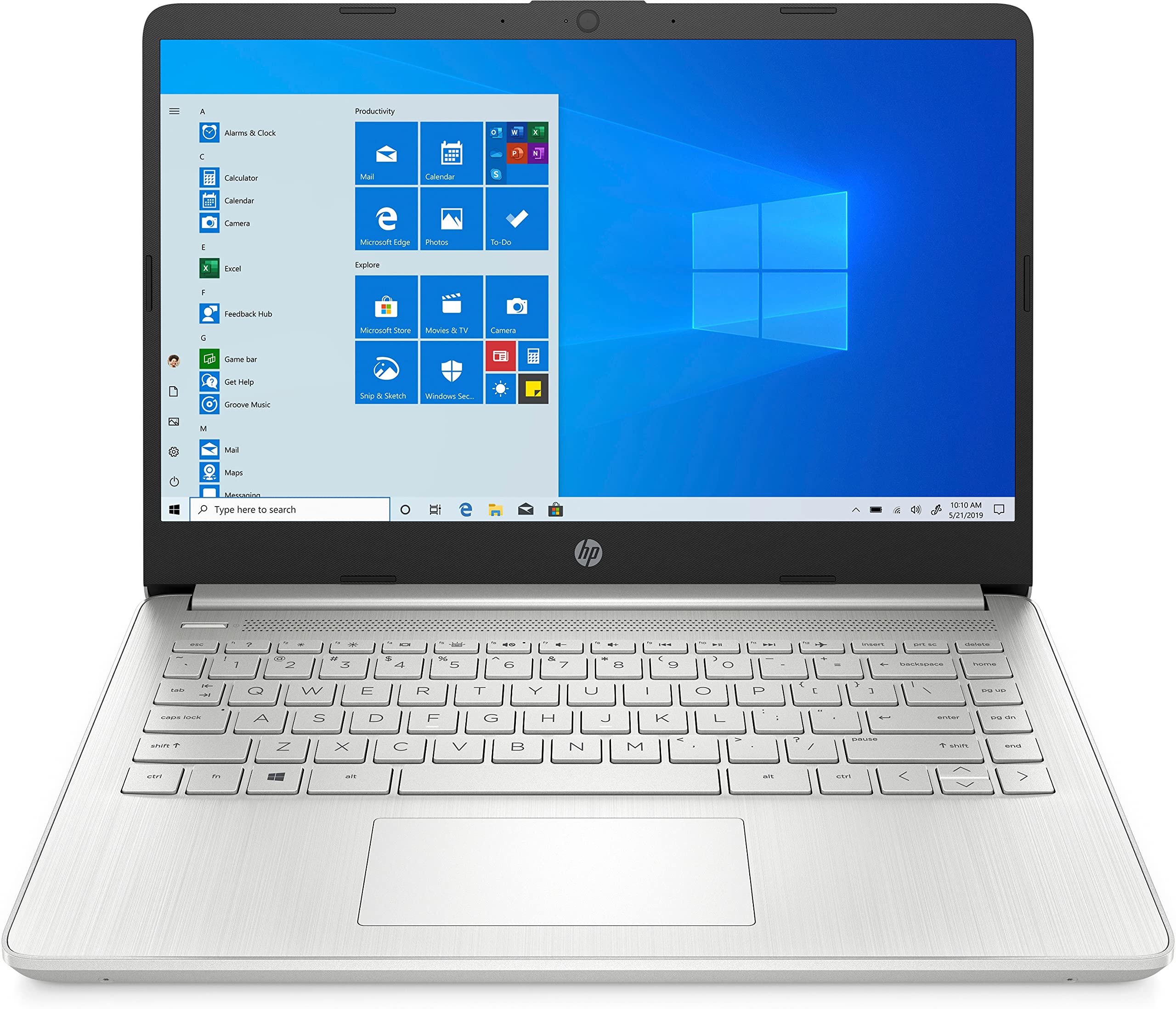 HP 14-dq2053cl 14'' Laptop Intel Core i3-1125G4 256GB 8GB RAM Windows 11 S Mode, 14-14.99 inches