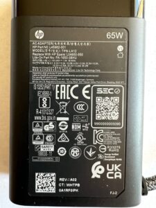 new replacement hp 65w usb c ac adapter for hp spectre 13 x360 2019 13-ap folio 13-ak0000 elite x2 1013 g3, comaptible p/n: l04540-001, l04650-850, pa-1650-38ht, tpn-la12