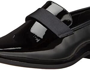 Calvin Klein Men's Bernard Loafer, Black Patent, 11.5