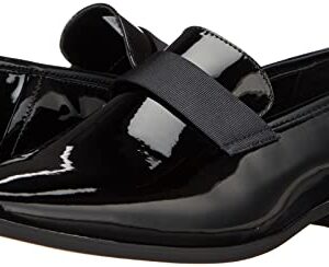 Calvin Klein Men's Bernard Loafer, Black Patent, 11.5