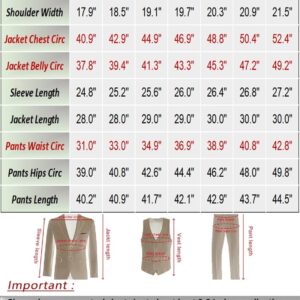 Suit for Men Two Button Slim Fit 3 Piece Mens Suit Wedding Prom Suits Blazer Tux Vest & Trousers White M