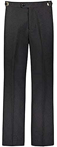 RGM Men's Tuxedo Pants Side Satin Stripe - Pleated Or Flat Front 28W x 32L