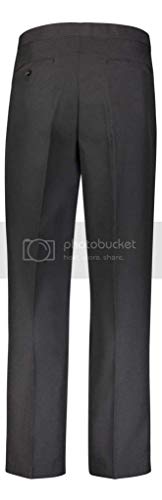 RGM Men's Tuxedo Pants Side Satin Stripe - Pleated Or Flat Front 28W x 32L