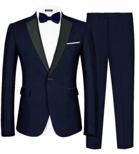 mage male men's 2 piece suit notched lapel one button slim fit formal wedding prom tuxedo suits blazer pants with bow tie set