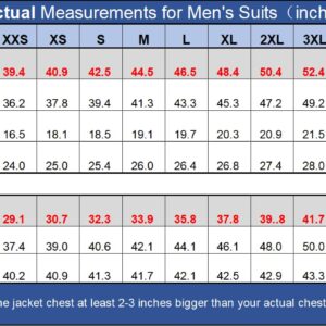 Men's Slim Fit Velvet Blazer Tuxedo 2 Piece Double Breasted Suits for Wedding Prom Grey Size M