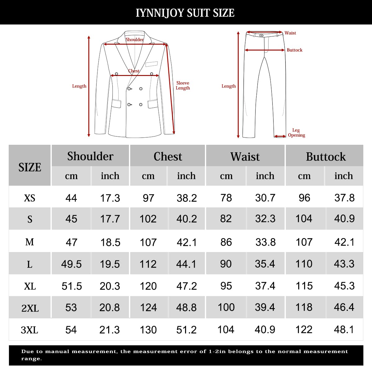 Iynnijoy Mens Plaid Suit Double Breasted Slim Fit 2-Piece Formal Jacket Tux Pants for Prom Wedding Party Brown