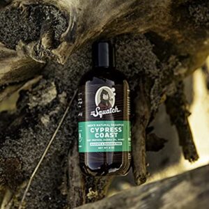 Dr. Squatch Cypress Coast Shampoo for Men - Keep Hair Looking Full, Healthy, Hydrated - Naturally Sourced and Moisturizing Men's Shampoo