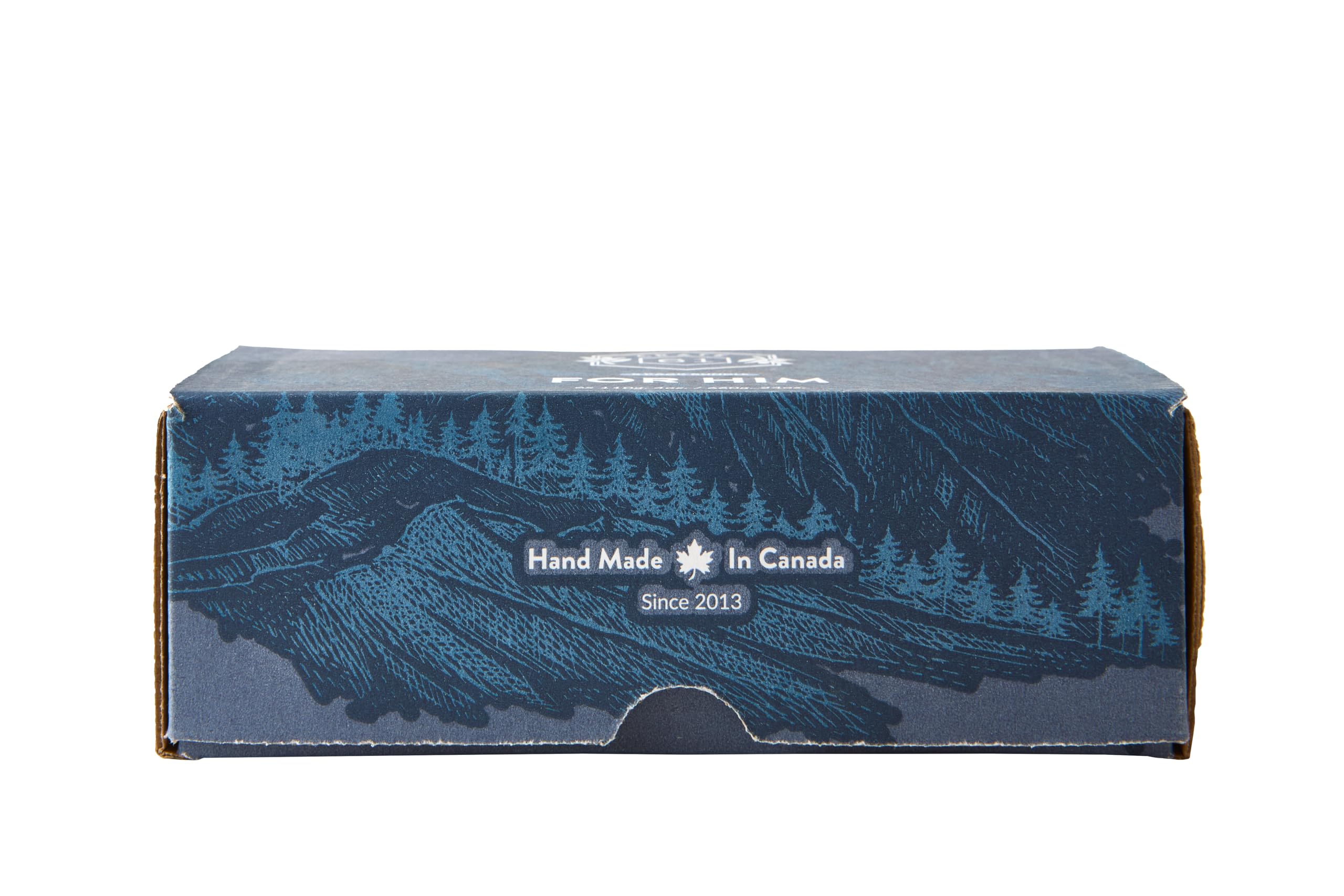 Crate 61, Handmade in Canada, Plant Based Cold Process Natural Bar Soap, With Premium Essential Oils, Dry Skin, Pack of 6 (For Him)