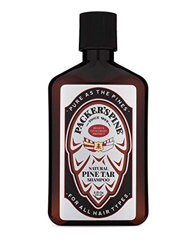 Packer's Pine Tar Shampoo | The Original Mens Shampoo Made With Natural Pine Tar and Pine Oils | Mens Shampoo & Camping Shampoo | Paraben, Sulfate, and Creosote Free Shampoo