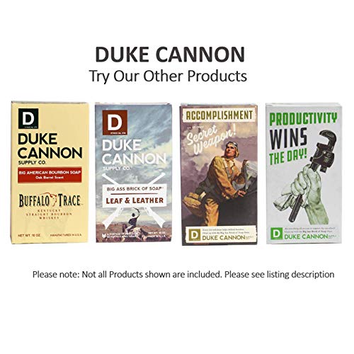 Duke Cannon Supply Co. Big American Bourbon Bar Soap, Bourbon Oak Barrel, 10 oz (2 Pack)