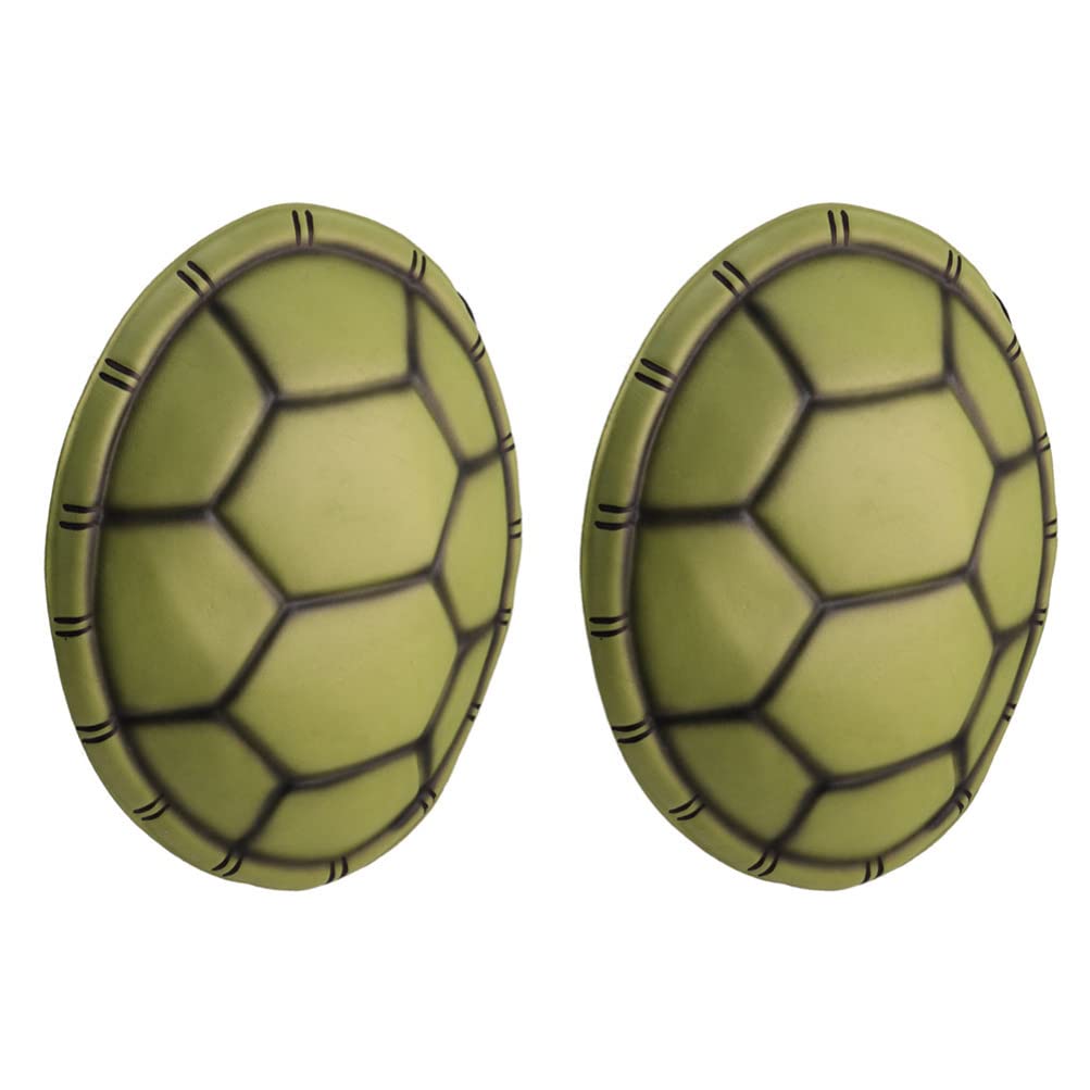 Toddmomy 2pcs Halloween Turtle Shell Costumes, EVA Turtle Shell Backpack for Halloween Dress Up Cosplay Costume Accessories