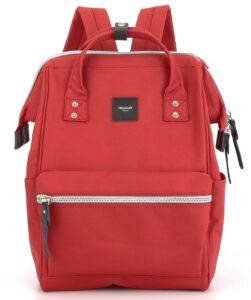 himawari travel backpack with usb charging port 15.6 inch doctor work bag laptop backpack for women&men (1881-red36#)