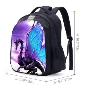 MATMO Dinosaur Backpack Dinosaur Backpacks for Boys School Backpack Kids Bookbag (Dragon Backpack 27)