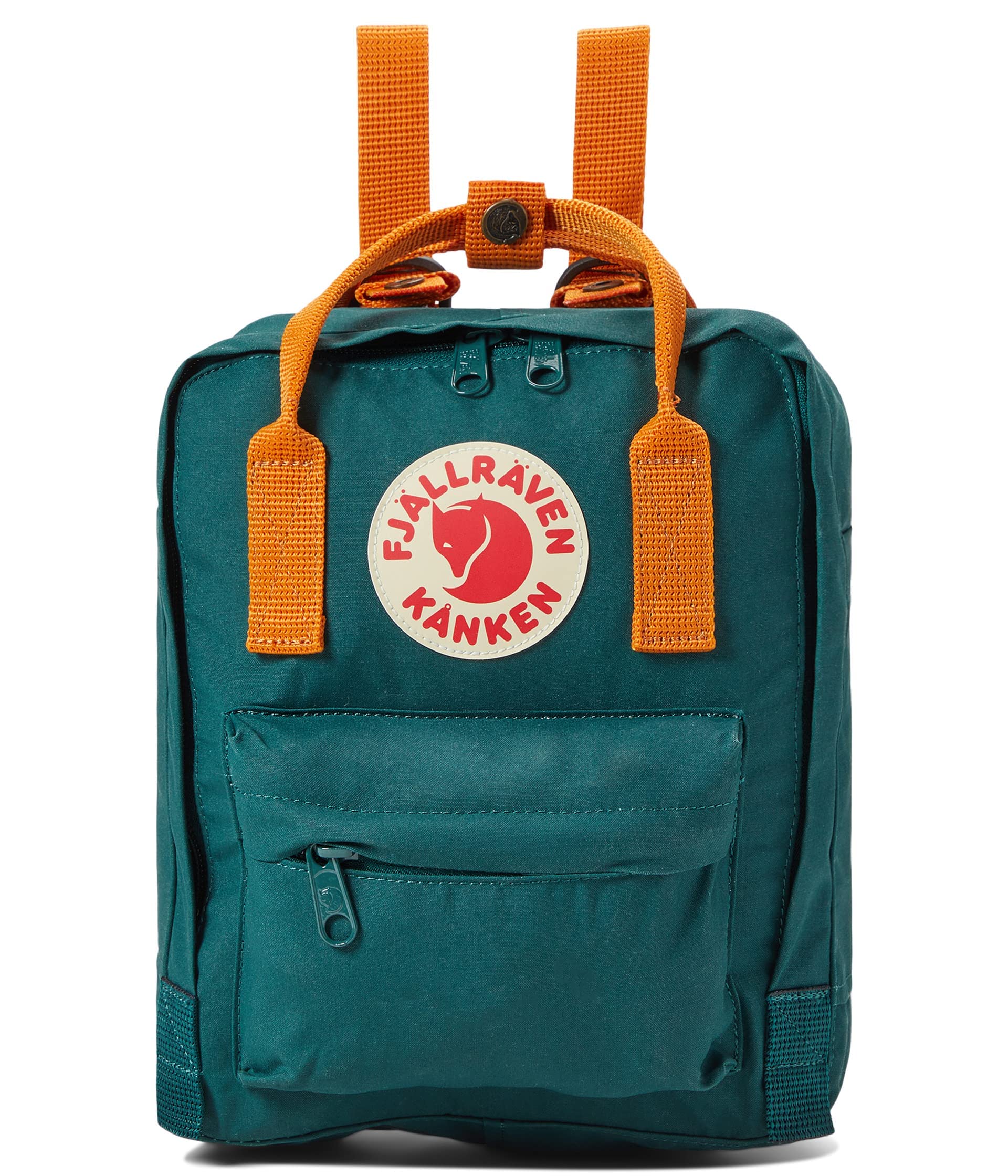 Fjällräven Unisex Kånken Mini Arctic Green/Spicy Orange One Size One Size