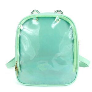 steamedbun ita bag backpack with insert cat ears pin display backpack collector bag for anime cosplay