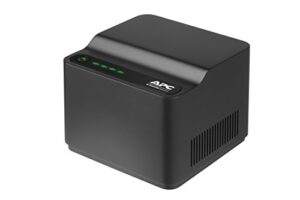 apc ups back-ups connect, voip, modem and router uninterruptible power supply battery backup (cp12142li), black