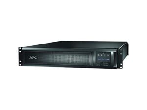 apc network ups, 2200va smart-ups sine wave ups with extended run option, smx2200rmlv2u, 2u rackmount/tower convertible, line-interactive, 120v, black