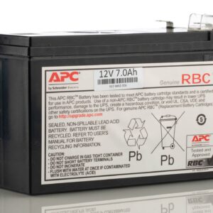 APC UPS Battery Replacement, RBC2, for APC Back-UPS Models BE500R, BK300C, BK350, BK500, BK500BLK, BK500M, BK500MC, BK500MUS, and SC420, SU420NET black